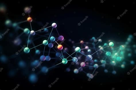 Premium Ai Image Dna Atom Structure Biology Genetic Element Generate Ai