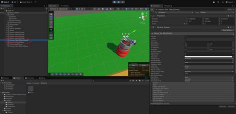 Unexpected Unity Default Particle Appears Alongside Custom Smoke Effect In Tower Defense Game