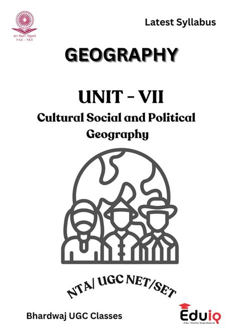 Eduiq Geography Printed Notes Of Unit Vi X With Mcqs For Ugc Net Jrf