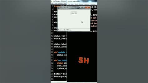 How To Implement A Status Bar In Tkinter Python Shorts Tutorial