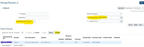Oracle Application Oracle Fusion Po Status Is Closed For Receiving PO Not Able To Closed Due