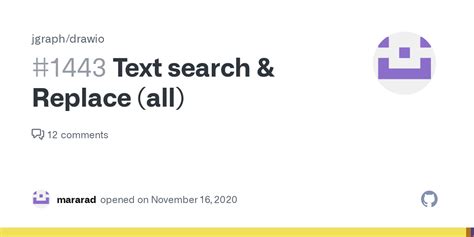 Text Search Replace All Issue Jgraph Drawio GitHub