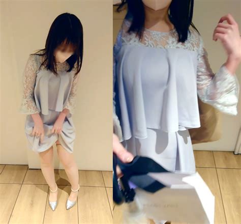 [palpis] 結婚式帰りでミニドレス姿の可愛いお姉さんを見つけたら我慢できなくて逆さpもめくりpも頂きました