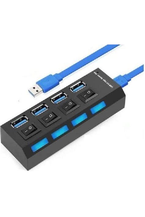 Storemax Shpwave Port Usb 30 Multiplexer Hub With Led Onoff Switch Htcx 1005813 Trendyol