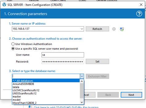 1 configurare un backup di database microsoft sql server uranium backup