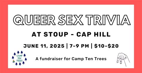 Queer Sex Trivia Events Seattle Pride