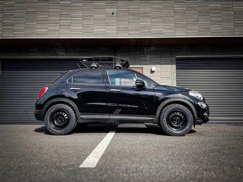 Lifted Fiat 500x With Off Road Mods And Yokohama Mt Wheels
