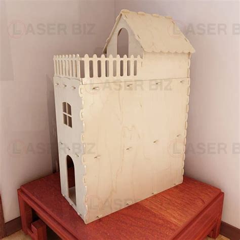 Кукольный домик миниатюрный игрушечный домик Макеты для лазерной резки