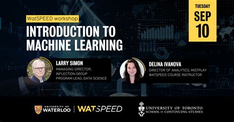 machine learning watspeed university of waterloo