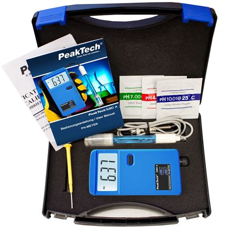 «PeakTech® P 5310 A» PH-Messgerät mit Kabelsonde