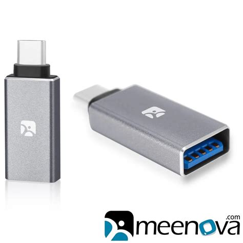 Meenova USB 3 1 Type C To USB 3 0 A Female Adapter Convert Silver For MacBook 2015 Xiaomi