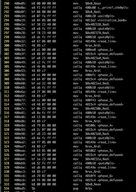 Csapp Bomb Lab Ybaos Blog