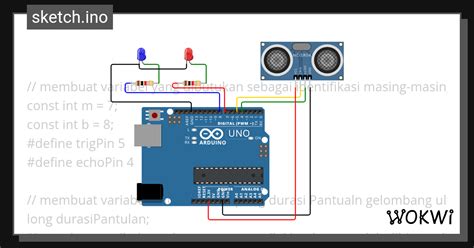 Sensorjarak Wokwi Esp32 Stm32 Arduino Simulator