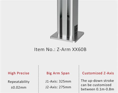 4 Axis Robot Arm With Linear Speed 2000mm S Hitbot
