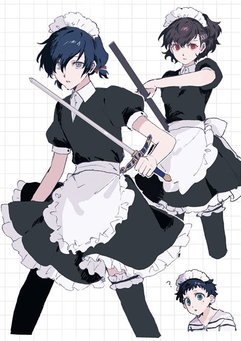 Uxco0 Pharos Shiomi Kotone Yuuki Makoto Persona 3 Persona