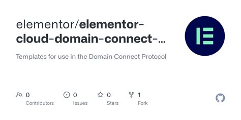 github elementor elementor cloud domain connect templates templates