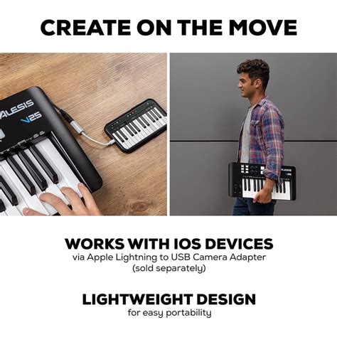 Alesis V25 Mkii 25 Key Usb Midi Keyboard Controller Auvitech Musindo Distributor Alat Musik