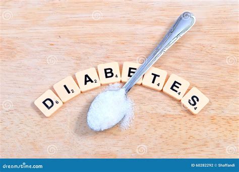 Palabra De La Diabetes Foto De Archivo Imagen De Salud 60282292