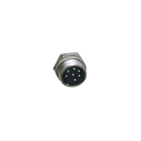 Conector Circular Macho 7 Posiciones 16 Mm