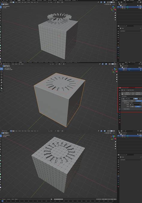Modeling How To Model A Shape Using Smart Boolean Operation Blender Stack Exchange