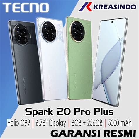 Jual TECNO Spark 20 Pro Plus Pro 8 25 Ram 8GB Internal 256GB Garansi Resmi Shopee Indonesia