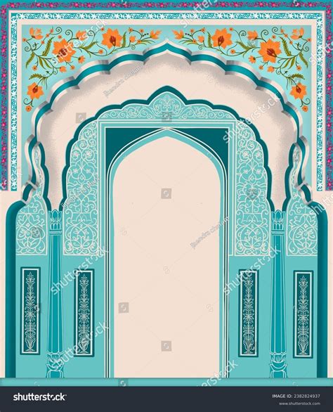 Peacock Gate Jaipur Over 4 Royalty Free Licensable Stock Illustrations