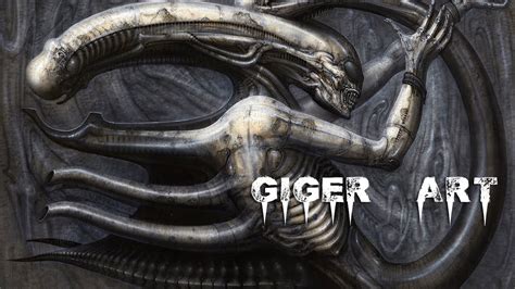 H R GIGER ART Alien The Art Of Biomechanics Arte De Giger YouTube