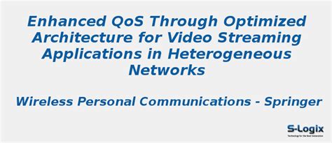Enhanced Qos Through Optimized Architecture Ns2 Projects S Logix