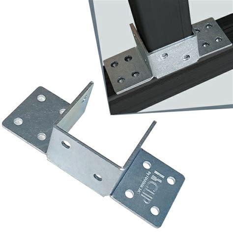 10 하이클립 E형 사각파이프조인트 각파이프 각관 연결 2530405075100mm 조인트 브라켓 티몬