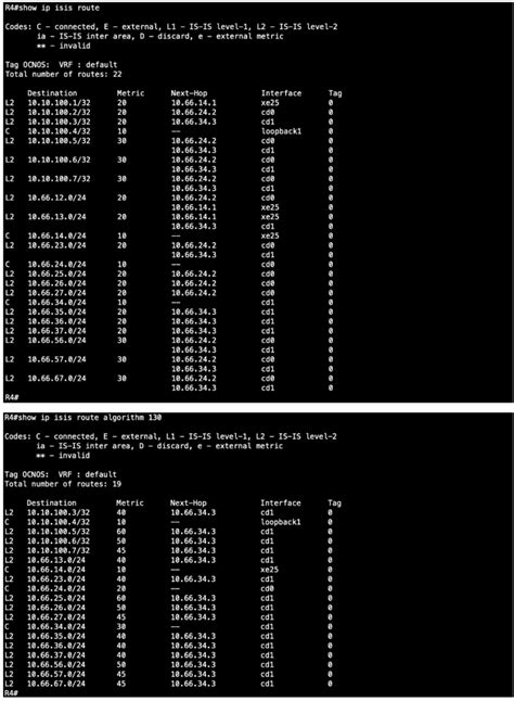 flex algo in ocnos optimizing network paths using te metric ip infusion