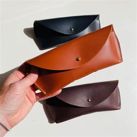 Handmade Leather Sunglasses Case Willow Handmade Leather Shop Designs