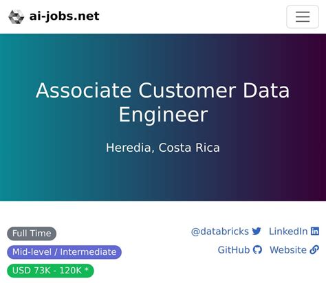 [hiring] associate customer data engineer in heredia costa rica r ai