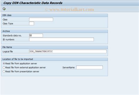 CL6F SAP Tcode Copy DIN Characteristic Data CL6F SAP Tcode Copy DIN Characteristic Data