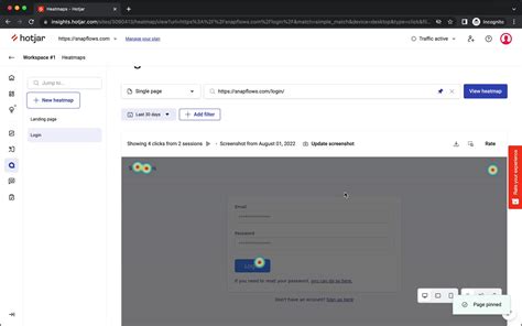 Creating A Heatmap User Flows In Web Apps Page Flows