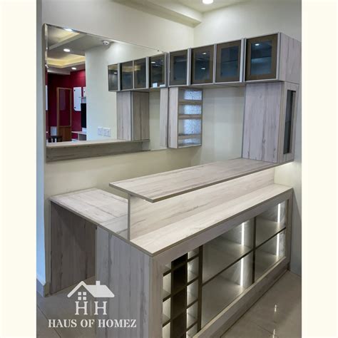 White Modular Wooden Bar Cabinets At Rs 40000 In Noida Id 2854909947888