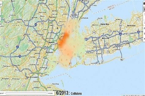 Interactive Map Crunches Nypd Crash Statistics Complex