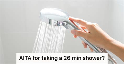 Her Partner Thinks A Minute Shower Is Excessive But She Thinks They Should Agree To Disagree