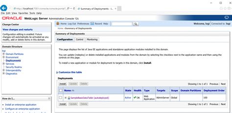 How To Host A Logi Analytics Application On Oracle Weblogic Dbseer