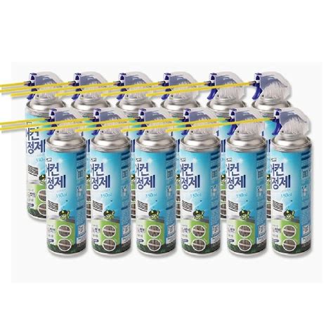Yi757 산도깨비 에어컨세정제 330ml 12개입 에어컨청소 티몬