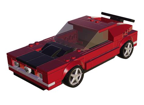 Lego Moc Ford Mustang Boss 351 1971 By Dlquin Rebrickable Build