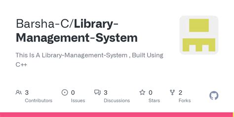 GitHub Barsha C Library Management System This Is A Library Management System Built Using C