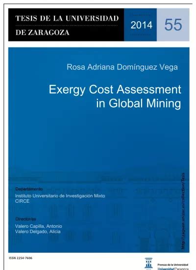 Terc Analysis Of Nickel Production Integration Of The Thermo Ecological Cost And Exergy Repla