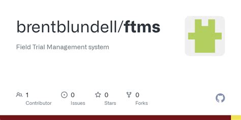 Github Brentblundell Ftms Field Trial Management System
