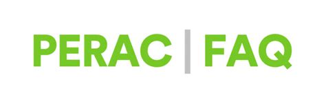 Perac Principles Frequently Asked Questions Ceobs