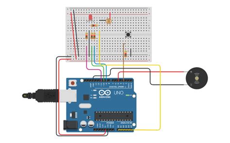 Circuit Design Rick Roll Tinkercad