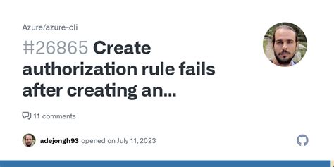 create authorization rule fails after creating an eventhub with log