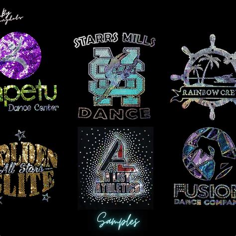 Custom Rhinestones Patch Etsy