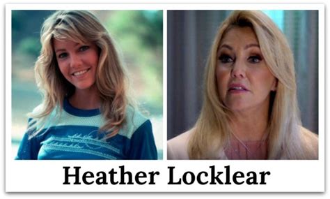 Heather Locklear Then And Now