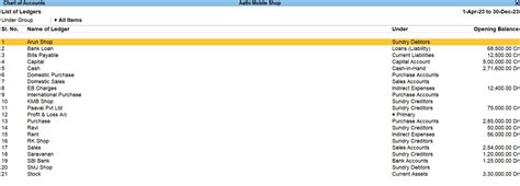 crafting effective mis reports in tally prime