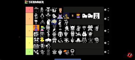Idk If Anyone Posted This But Official Merg Tierlist R Undertale